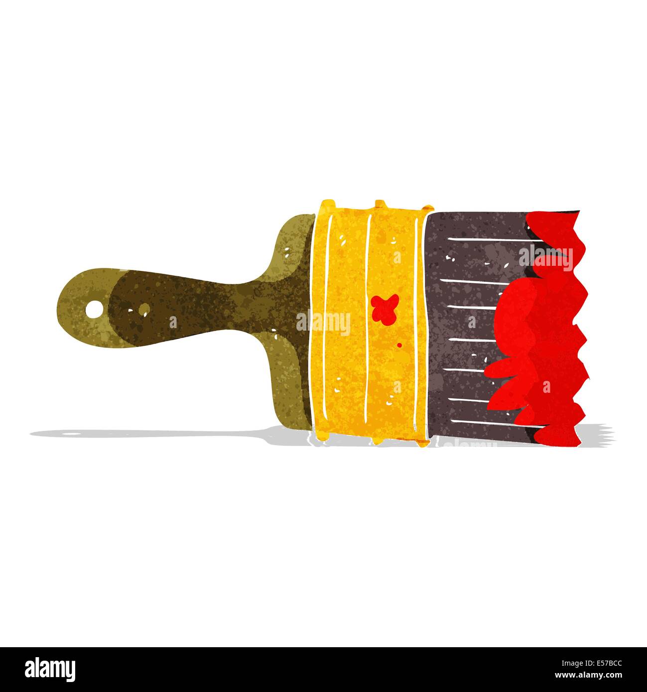 cartoon messy paint brush Stock Vector Image & Art - Alamy