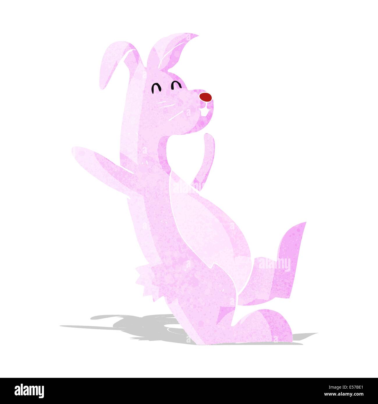 cartoon pink bunny Stock Vector Image & Art - Alamy