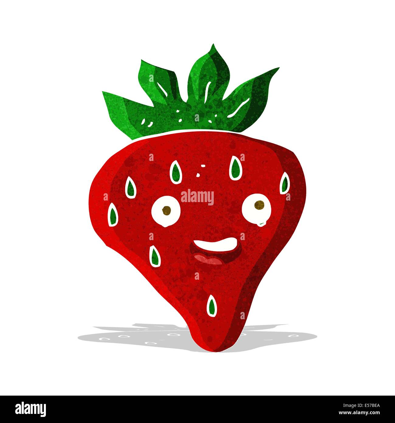 cartoon happy strawberry Stock Vector Image & Art - Alamy