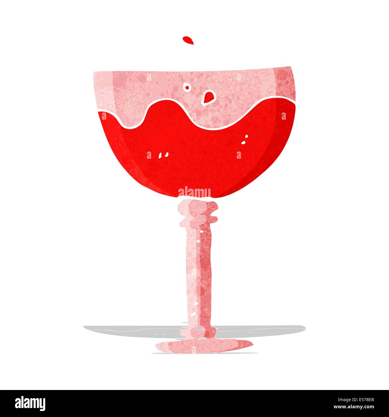 cartoon glass of wine Stock Vector Image & Art - Alamy