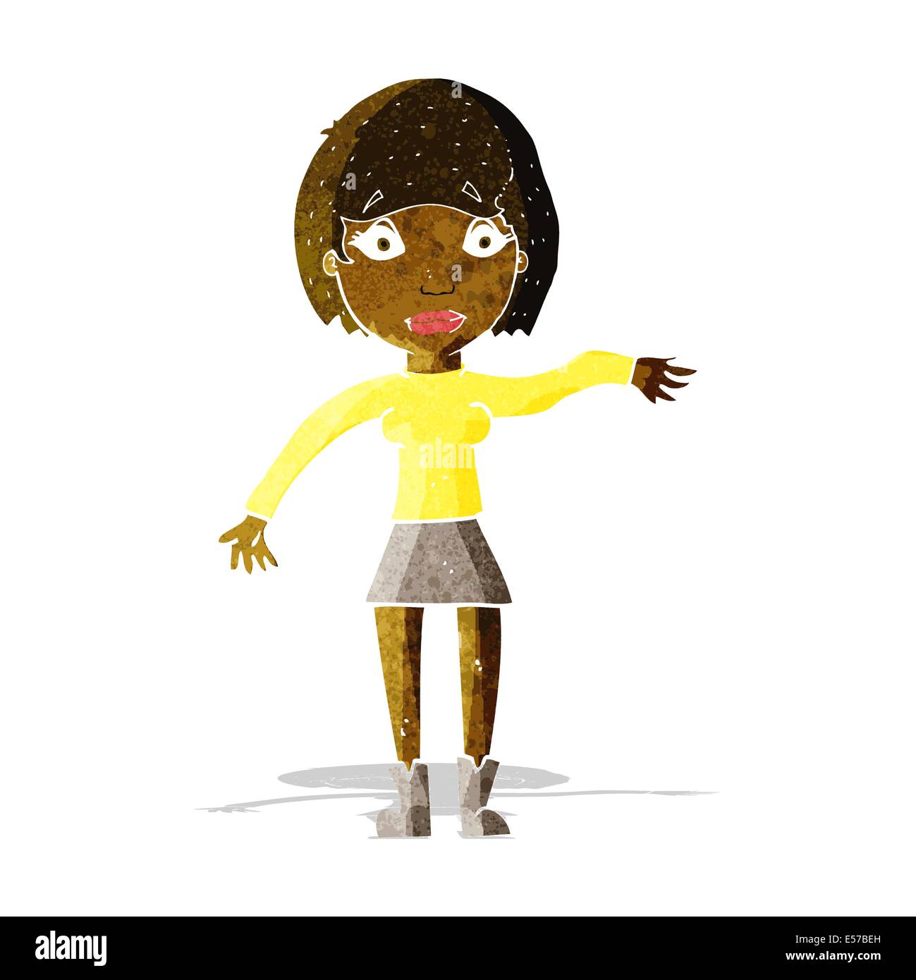 cartoon surprised woman Stock Vector Image & Art - Alamy