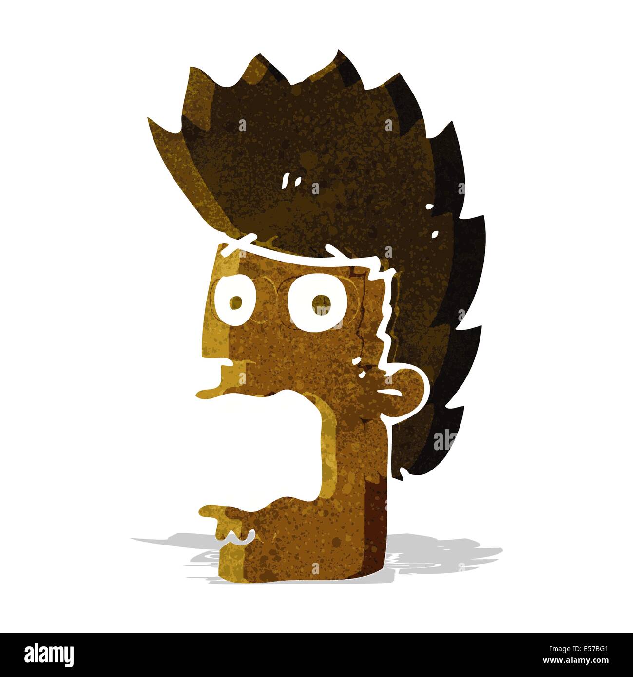 cartoon terrified man Stock Vector Image & Art - Alamy