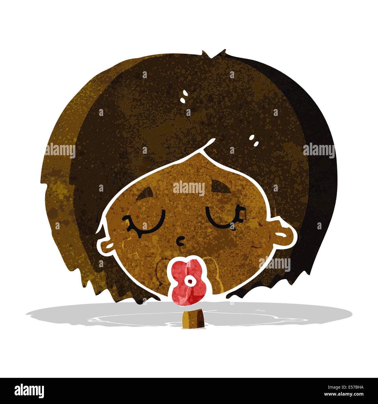 cartoon woman with eyes closed Stock Vector Image & Art - Alamy