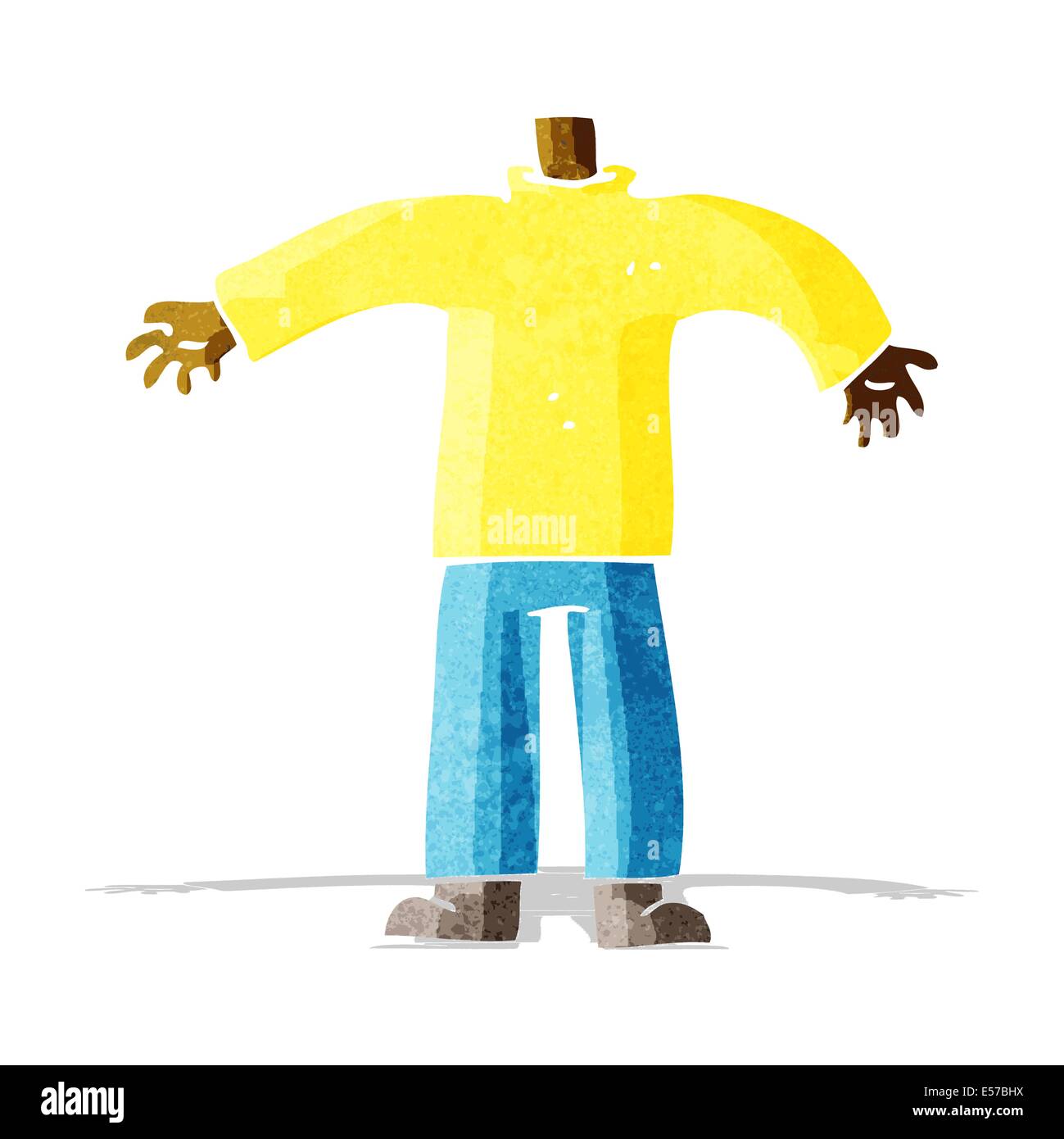 cartoon male body (mix and match cartoons or add own photos Stock ...