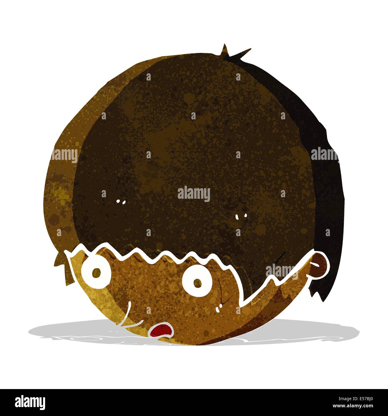 Shocked man face hand drawn Cut Out Stock Images & Pictures - Alamy