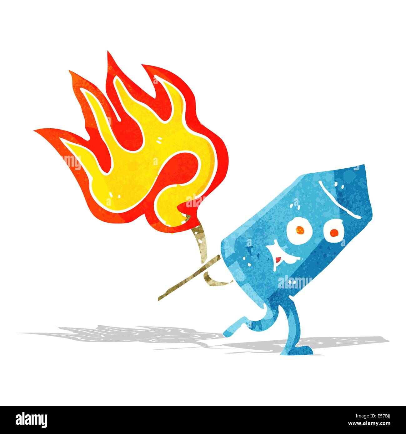 cartoon funny firework character Stock Vector Image & Art - Alamy