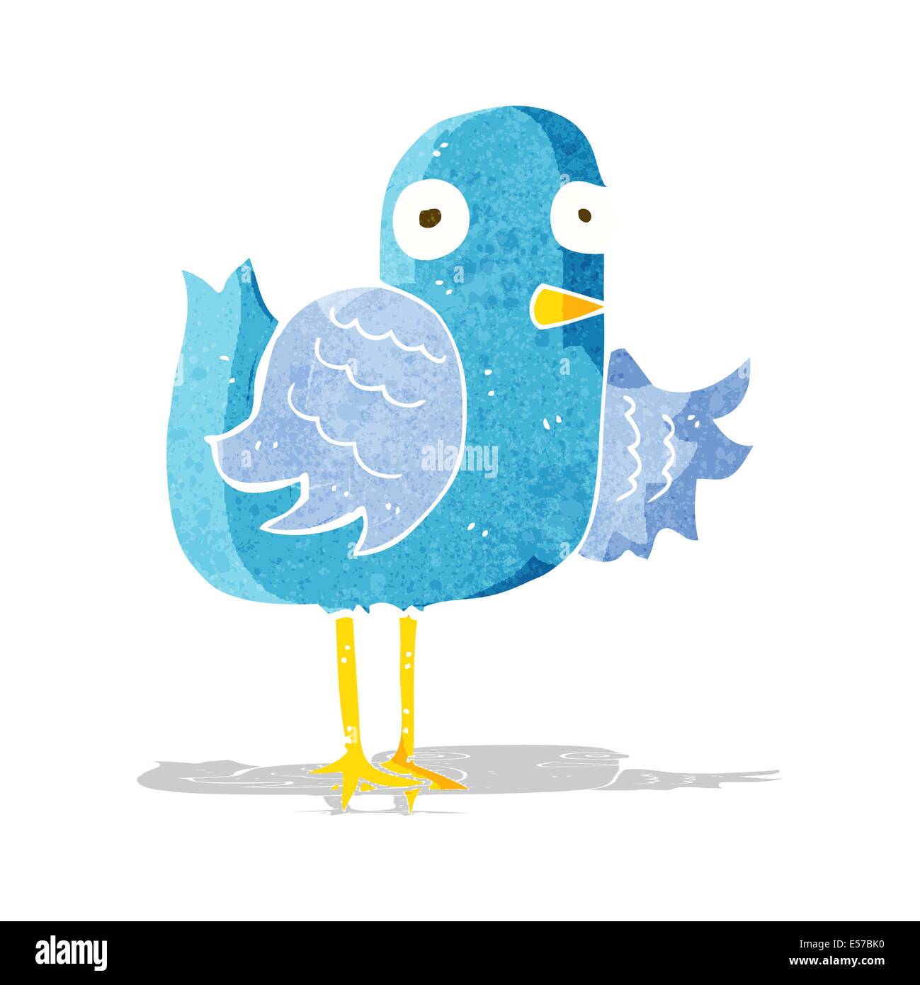 cartoon bird waving wing Stock Vector Image & Art - Alamy