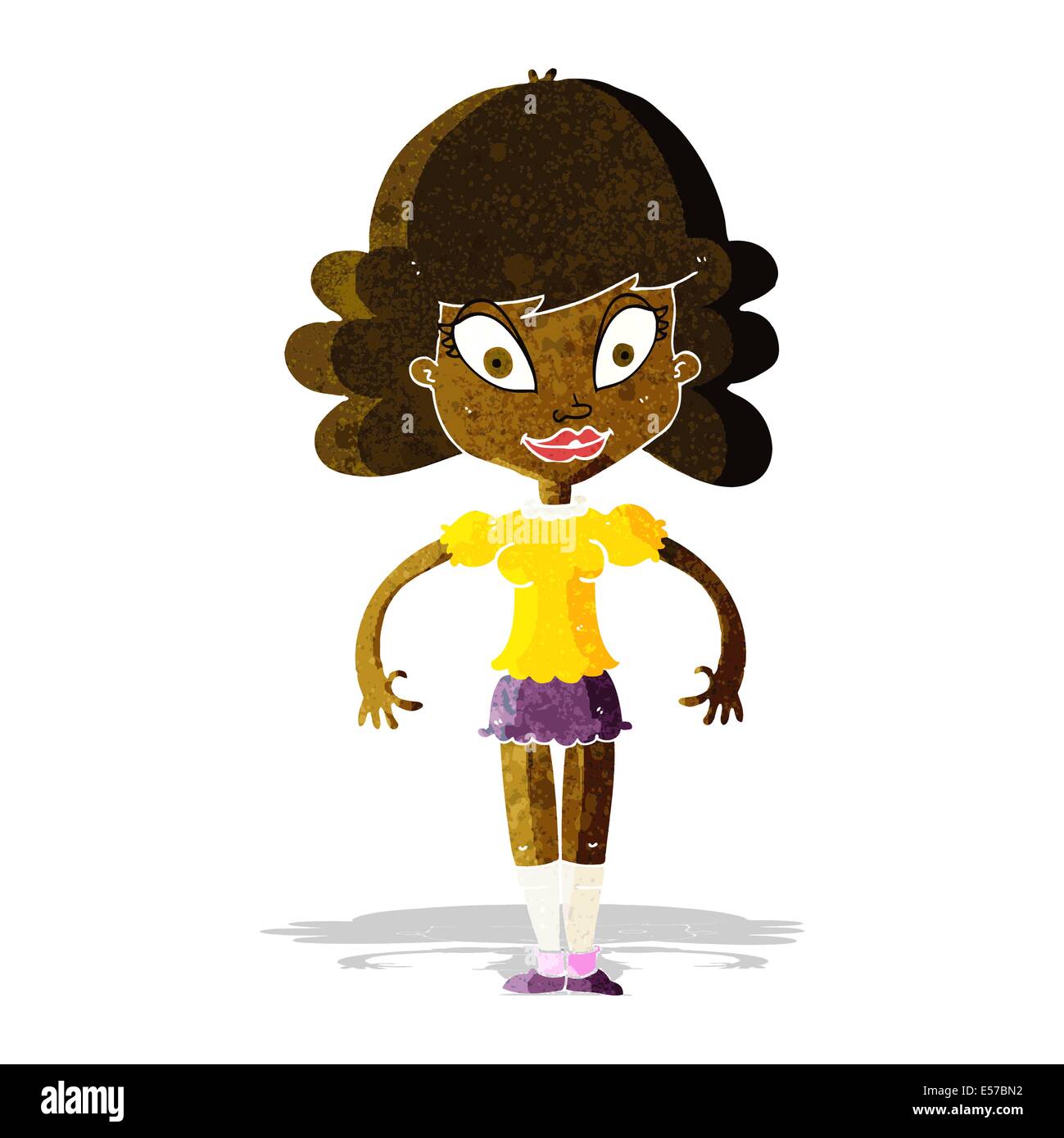 cartoon pretty woman Stock Vector Image & Art - Alamy