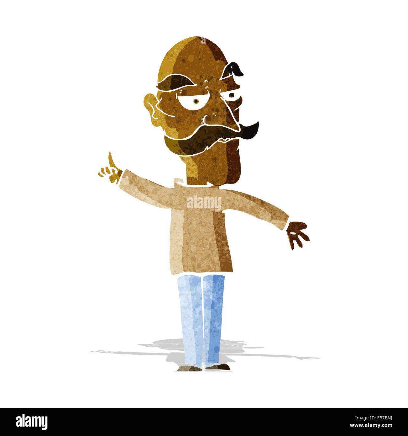 cartoon old man telling story Stock Vector Image & Art - Alamy