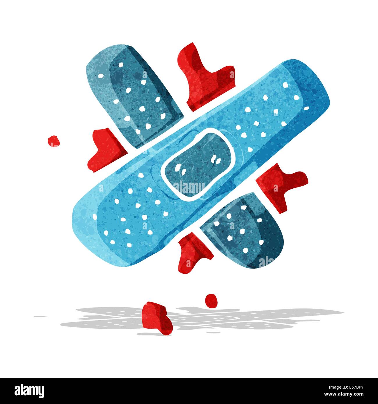 Bloody plaster Stock Vector Images - Alamy