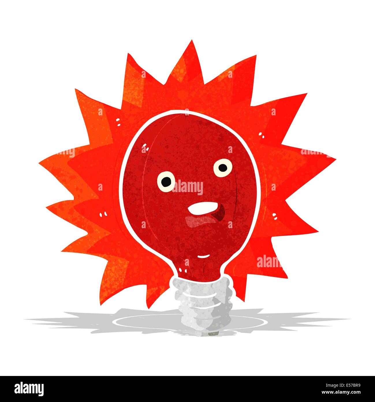 cartoon red lightbulb Stock Vector Image & Art - Alamy