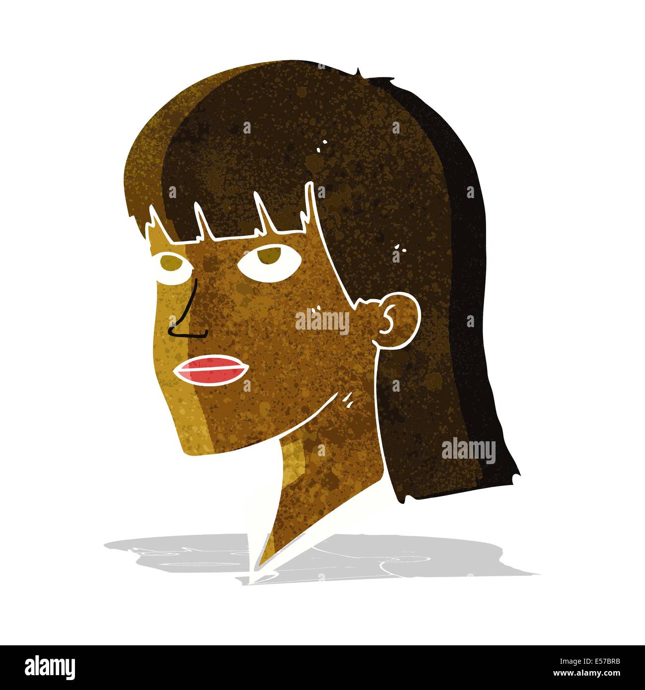 Serious woman Stock Vector Images - Alamy