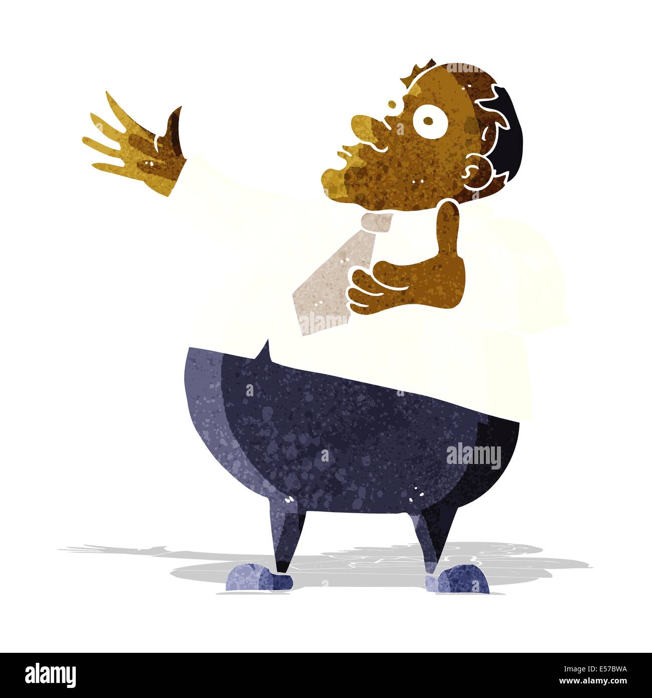 cartoon exasperated middle aged man Stock Vector Image & Art - Alamy