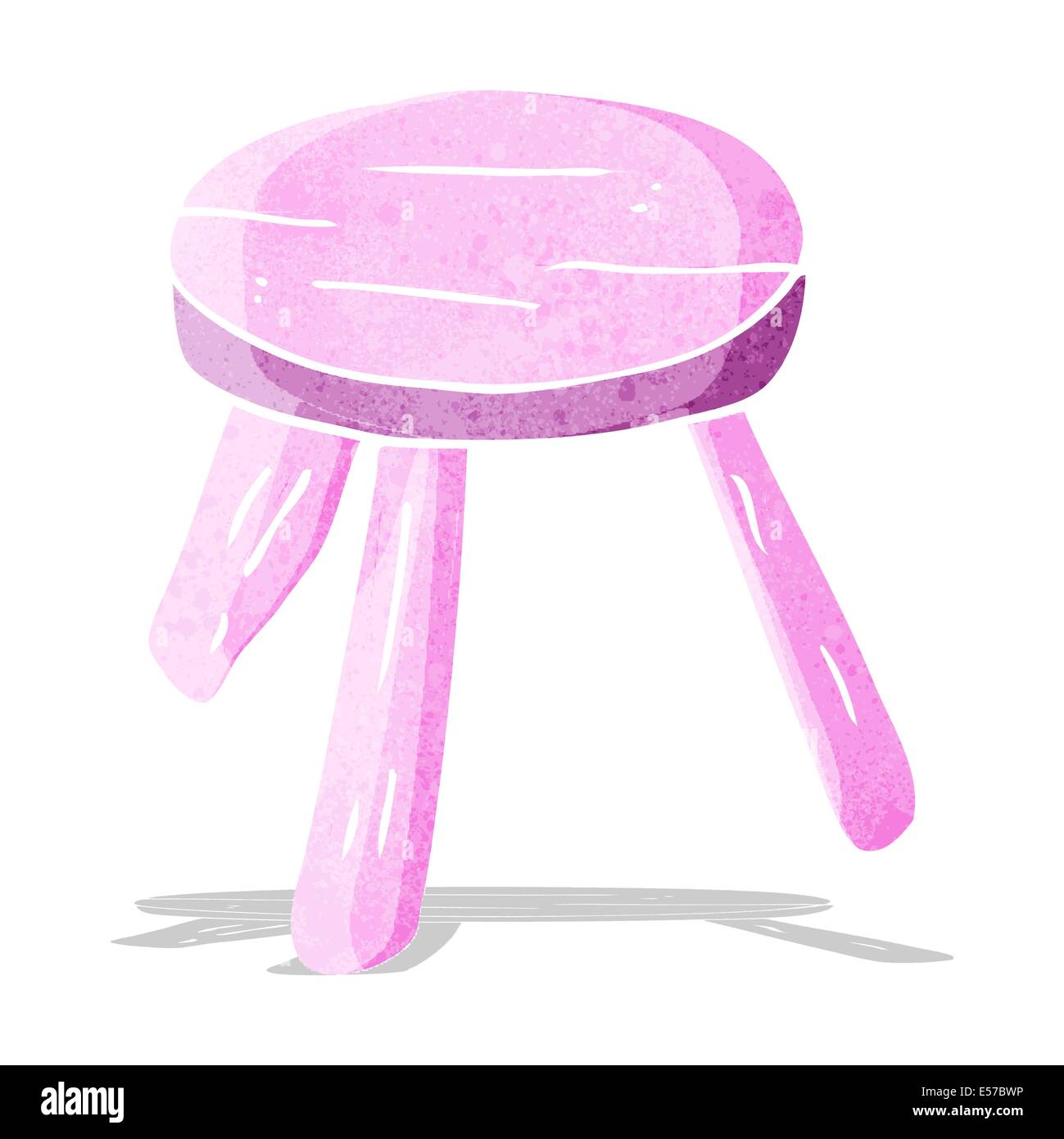 cartoon pink stool Stock Vector Image & Art - Alamy