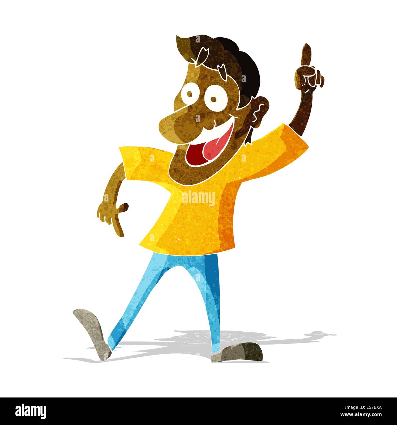 cartoon man with great idea Stock Vector Image & Art - Alamy
