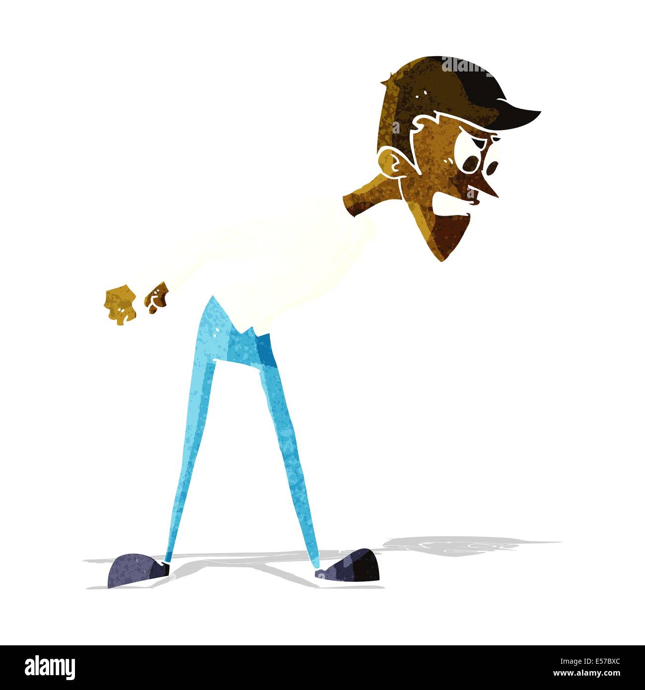 cartoon angry man Stock Vector Image & Art - Alamy