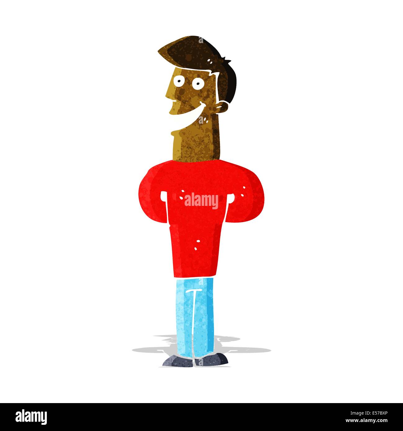 cartoon grinning man Stock Vector Image & Art - Alamy