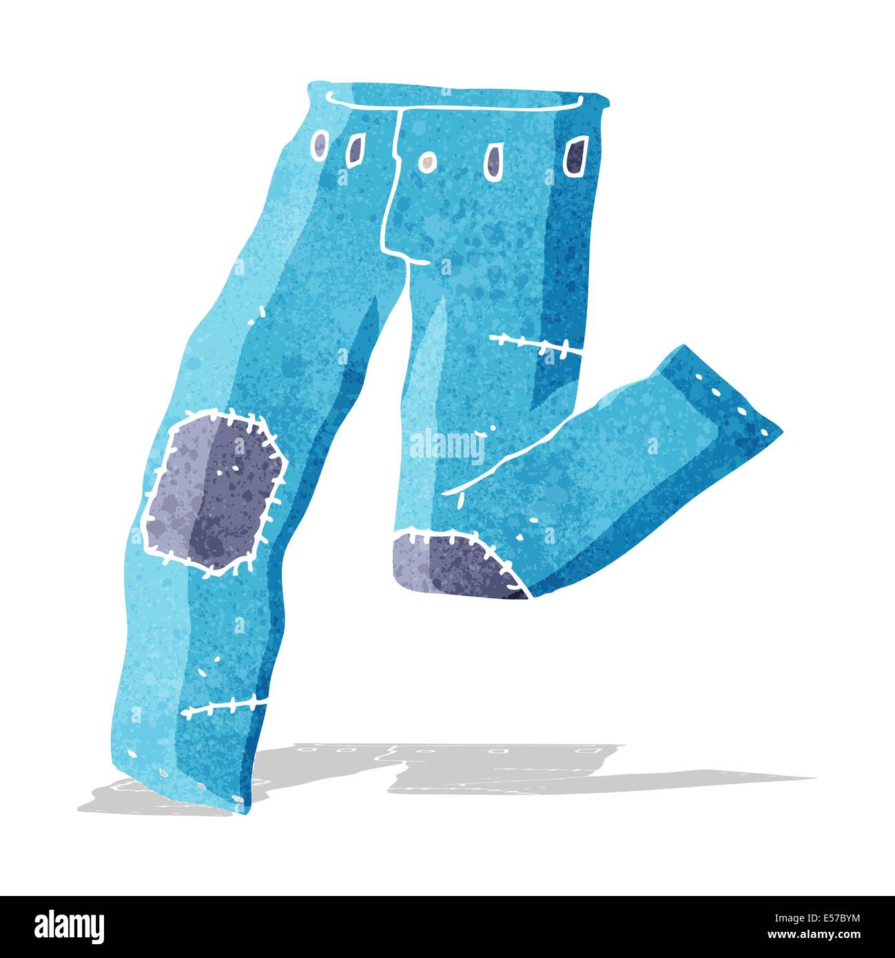 Patched jeans hi-res stock photography and images - Alamy