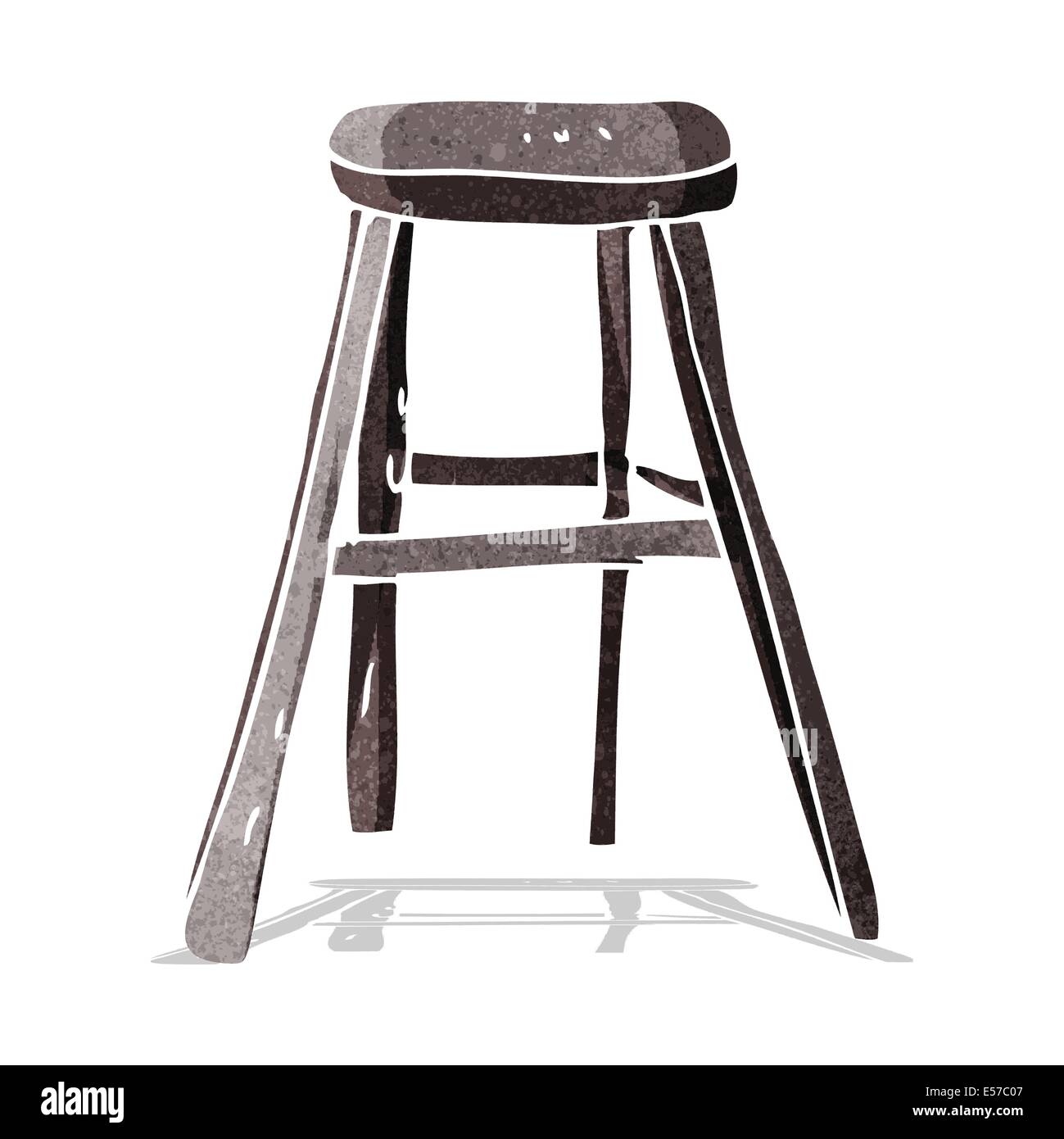 cartoon wooden stool Stock Vector Image & Art - Alamy