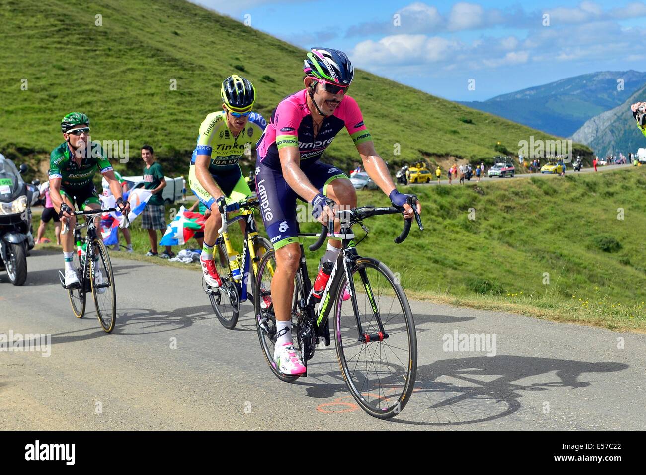 Tour de France Stage 16 Carcassonne to Bagneres-de-Luchon, France. 22nd ...