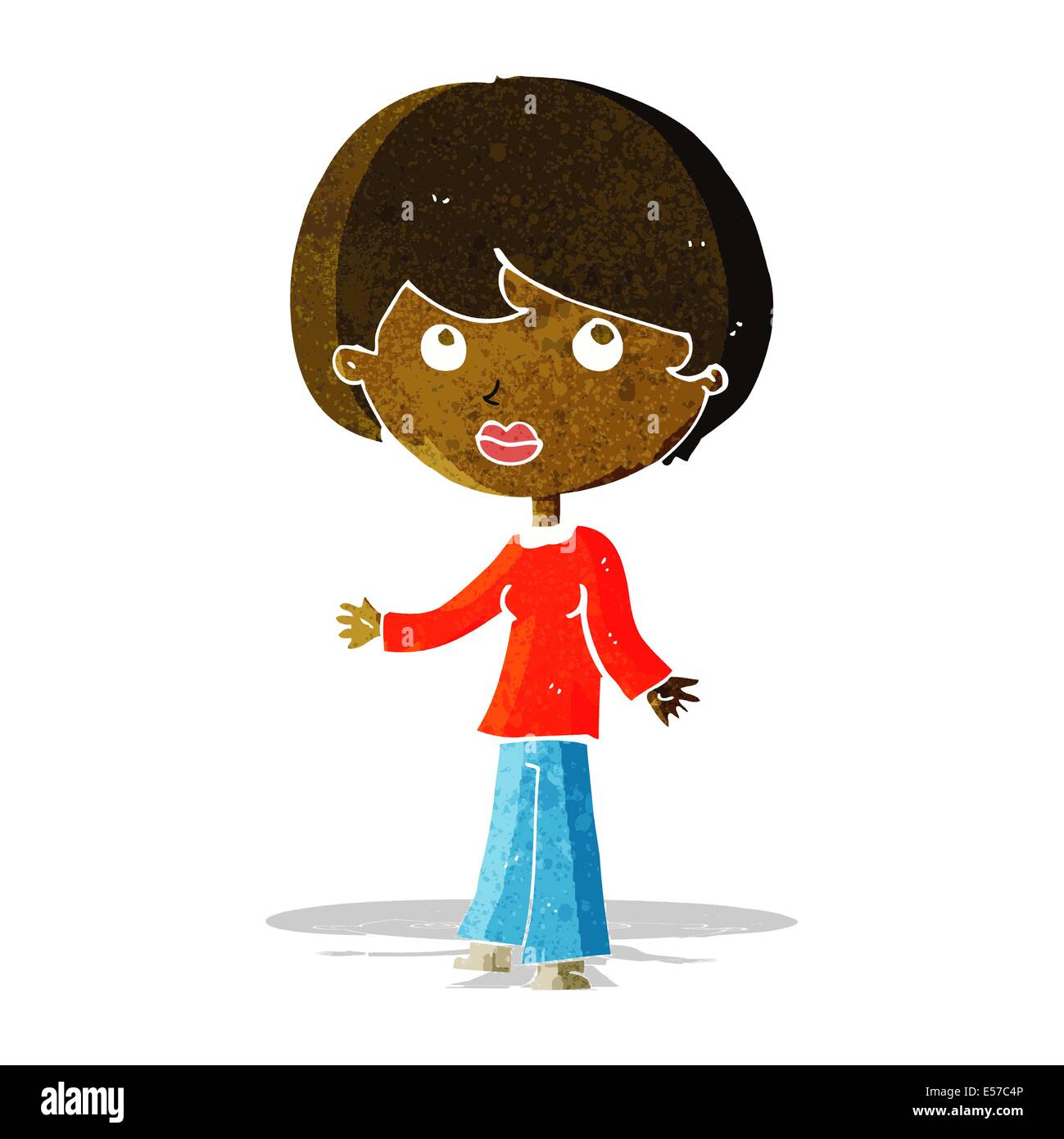 cartoon woman thinking Stock Vector Image & Art - Alamy
