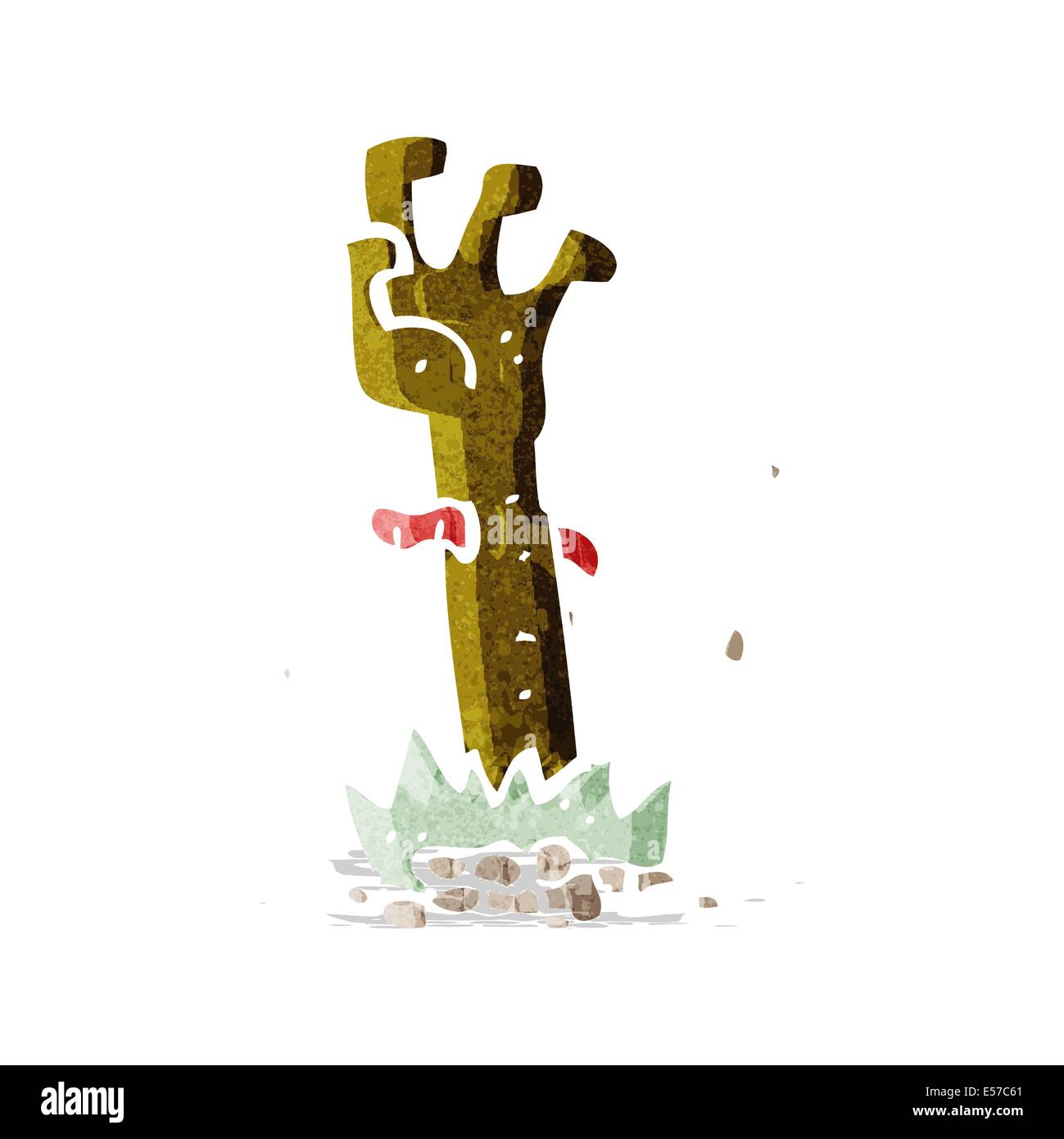 cartoon zombie hand Stock Vector Image & Art - Alamy