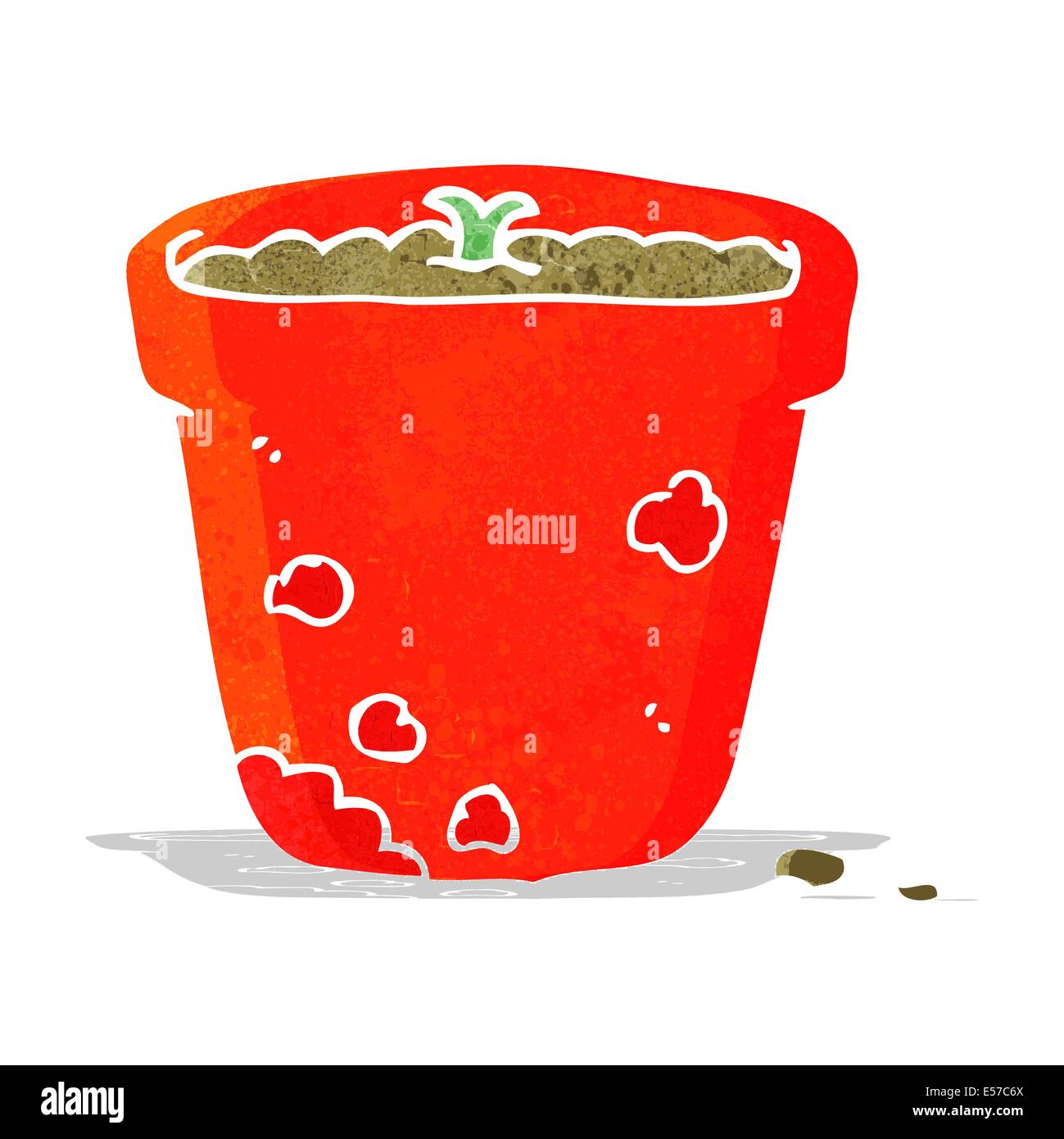 Quirky flower pot Stock Vector Images - Alamy