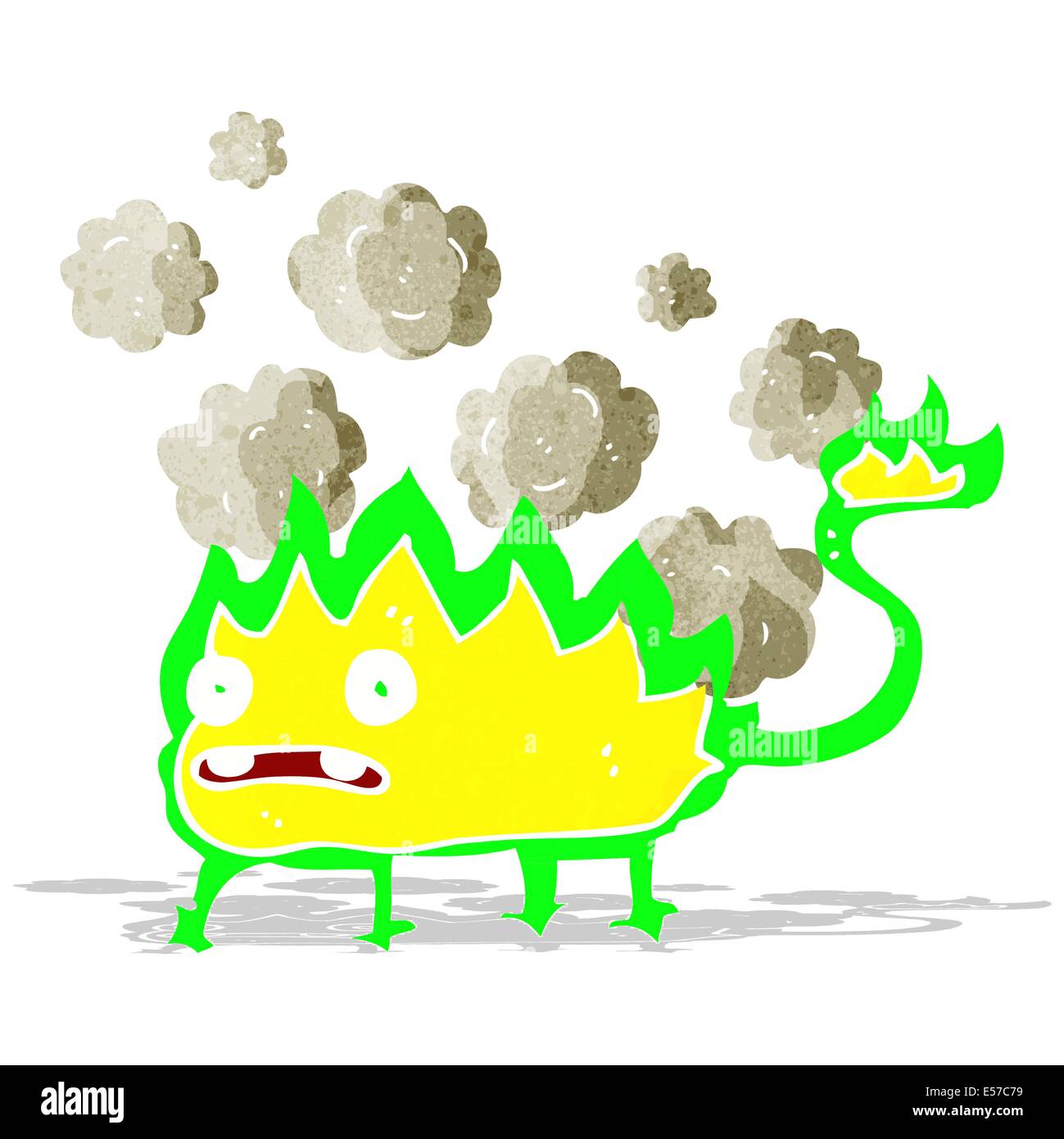 cartoon little fire demon Stock Vector Image & Art - Alamy