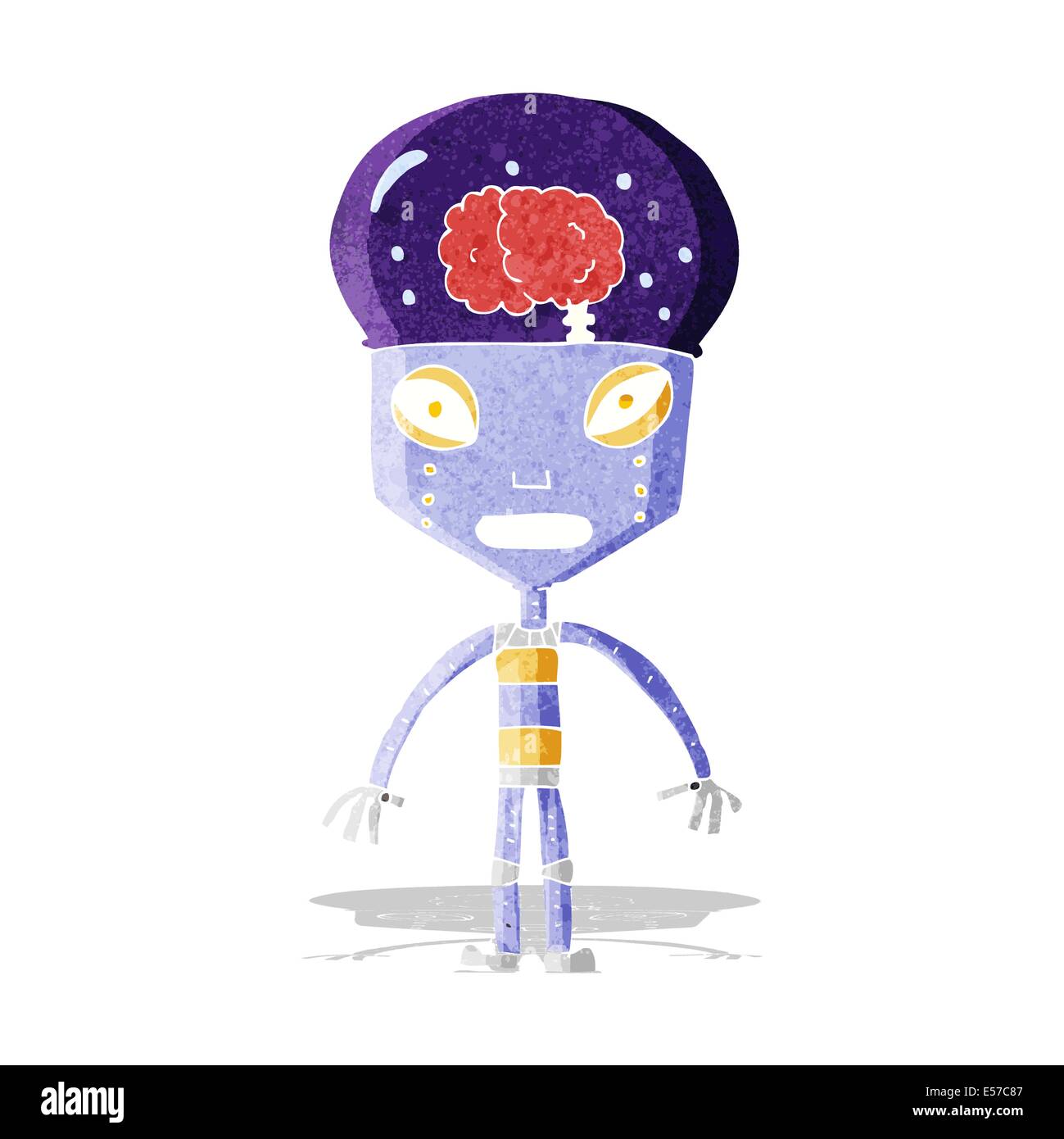 Scary robot not terminator Stock Vector Images - Alamy