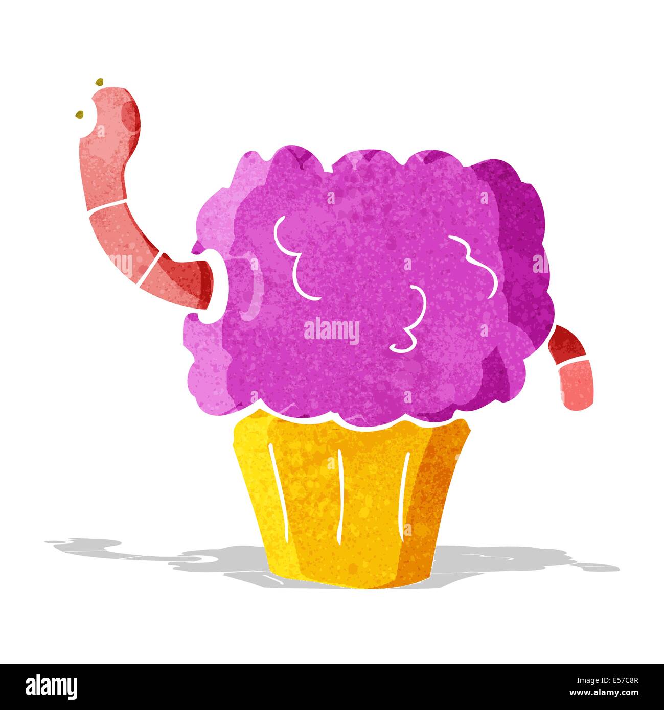 Cute cartoon worm in Cut Out Stock Images & Pictures - Alamy