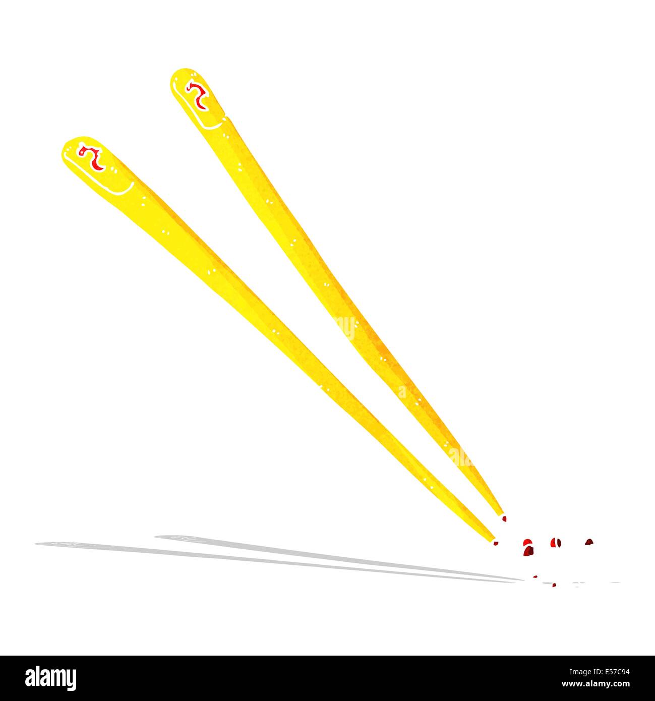 Cartoon chopsticks Cut Out Stock Images & Pictures - Alamy