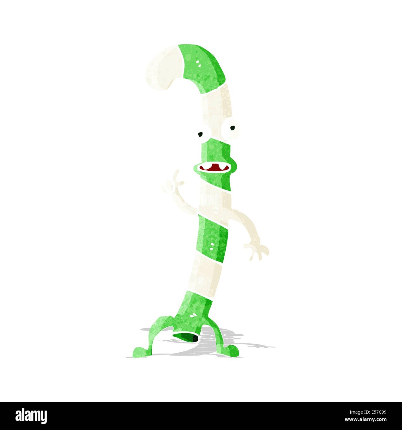 cartoon dancing christmas candy cane Stock Vector Image & Art - Alamy