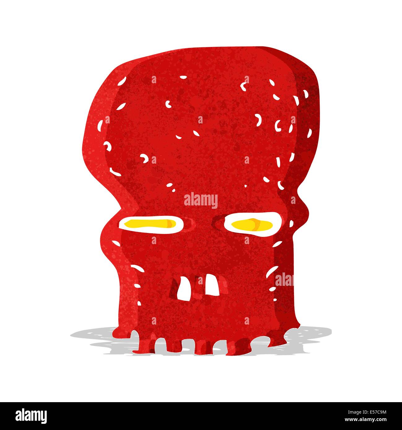 cartoon spooky skull Stock Vector Image & Art - Alamy