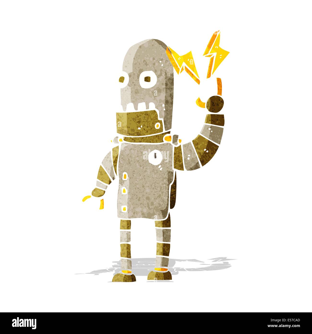 cartoon old robot Stock Vector Image & Art - Alamy