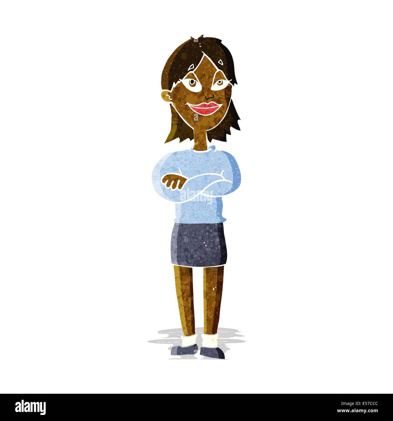 cartoon proud woman Stock Vector Image & Art - Alamy