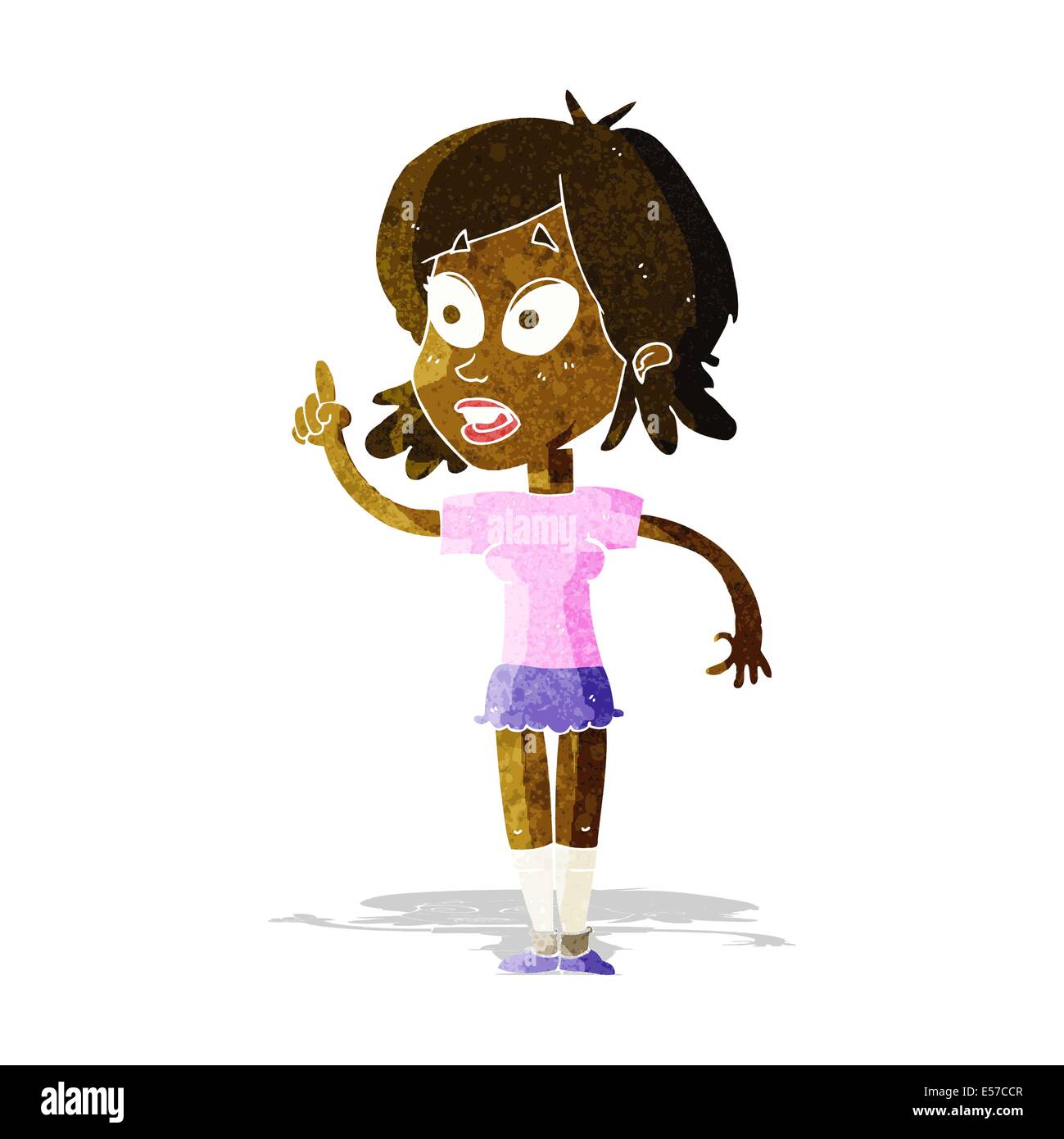 cartoon woman asking question Stock Vector Image & Art - Alamy