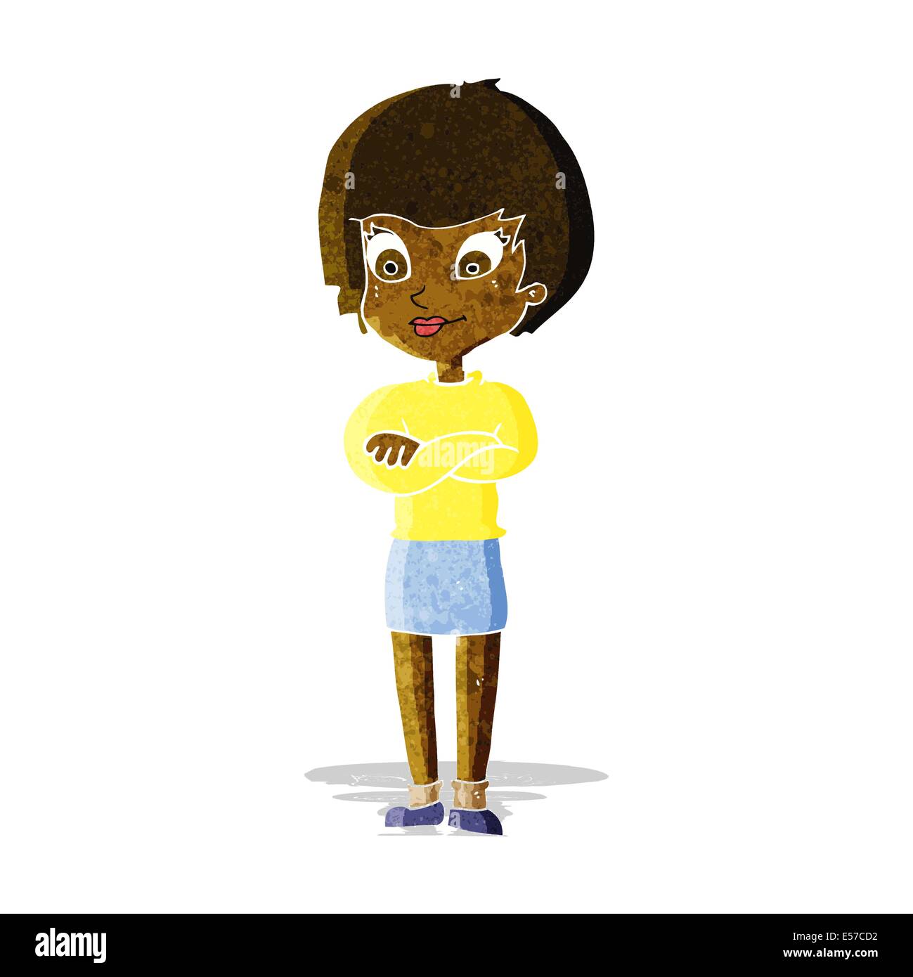 cartoon proud woman Stock Vector Image & Art - Alamy