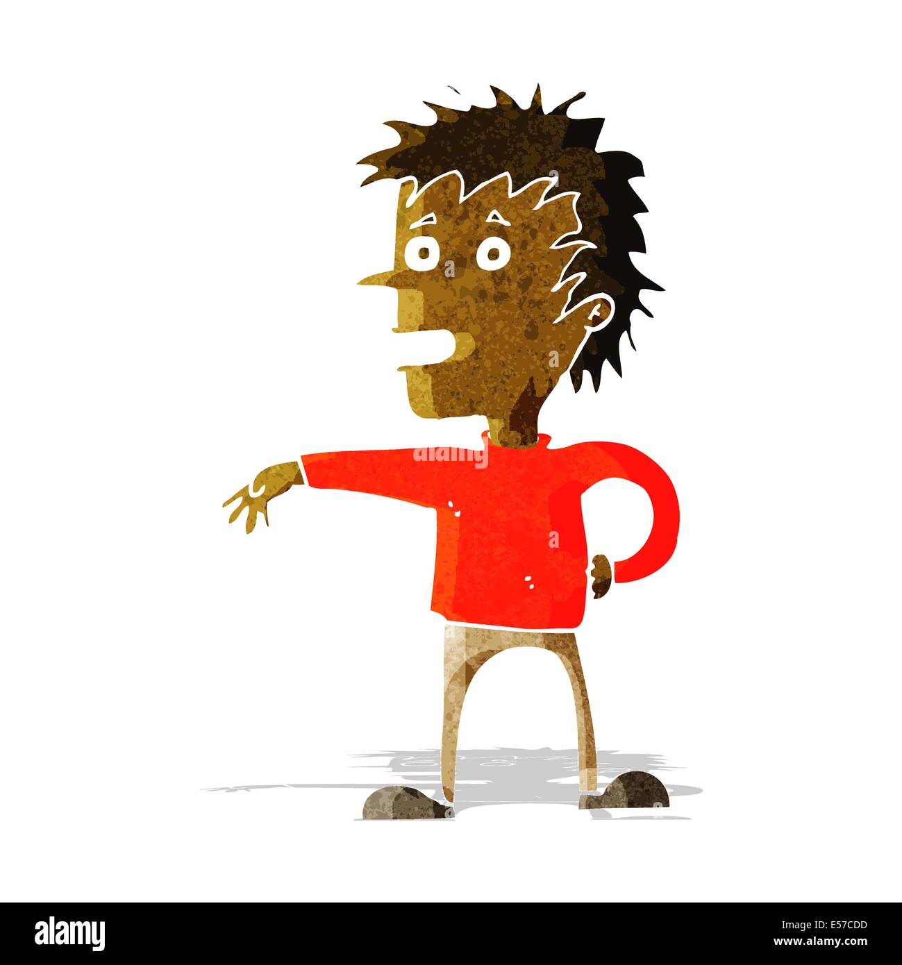 cartoon man making dismissive gesture Stock Vector Image & Art - Alamy
