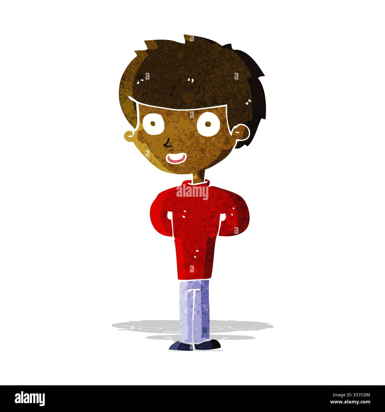 cartoon happy boy Stock Vector Image & Art - Alamy