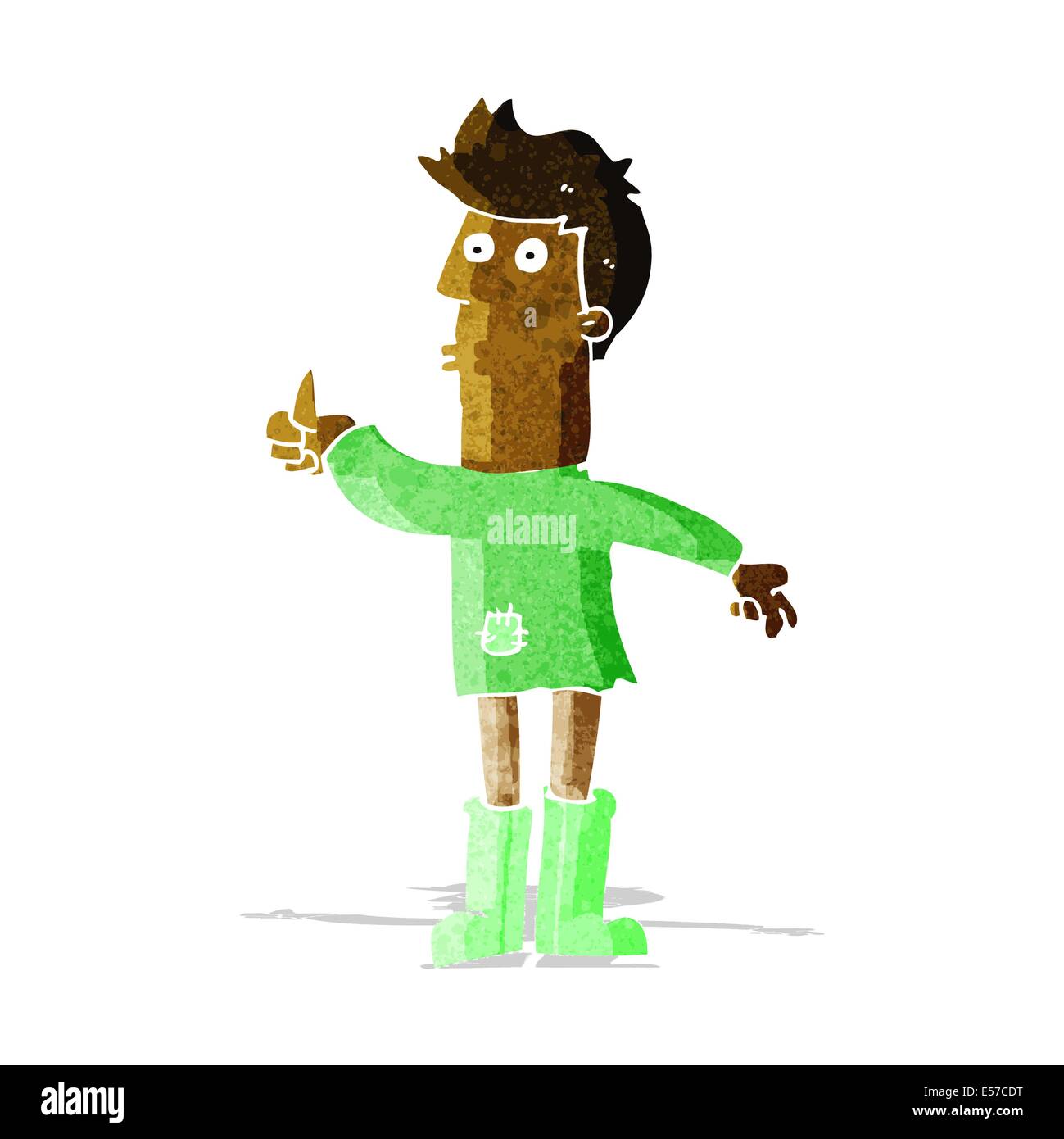 cartoon poor man Stock Vector Image & Art - Alamy