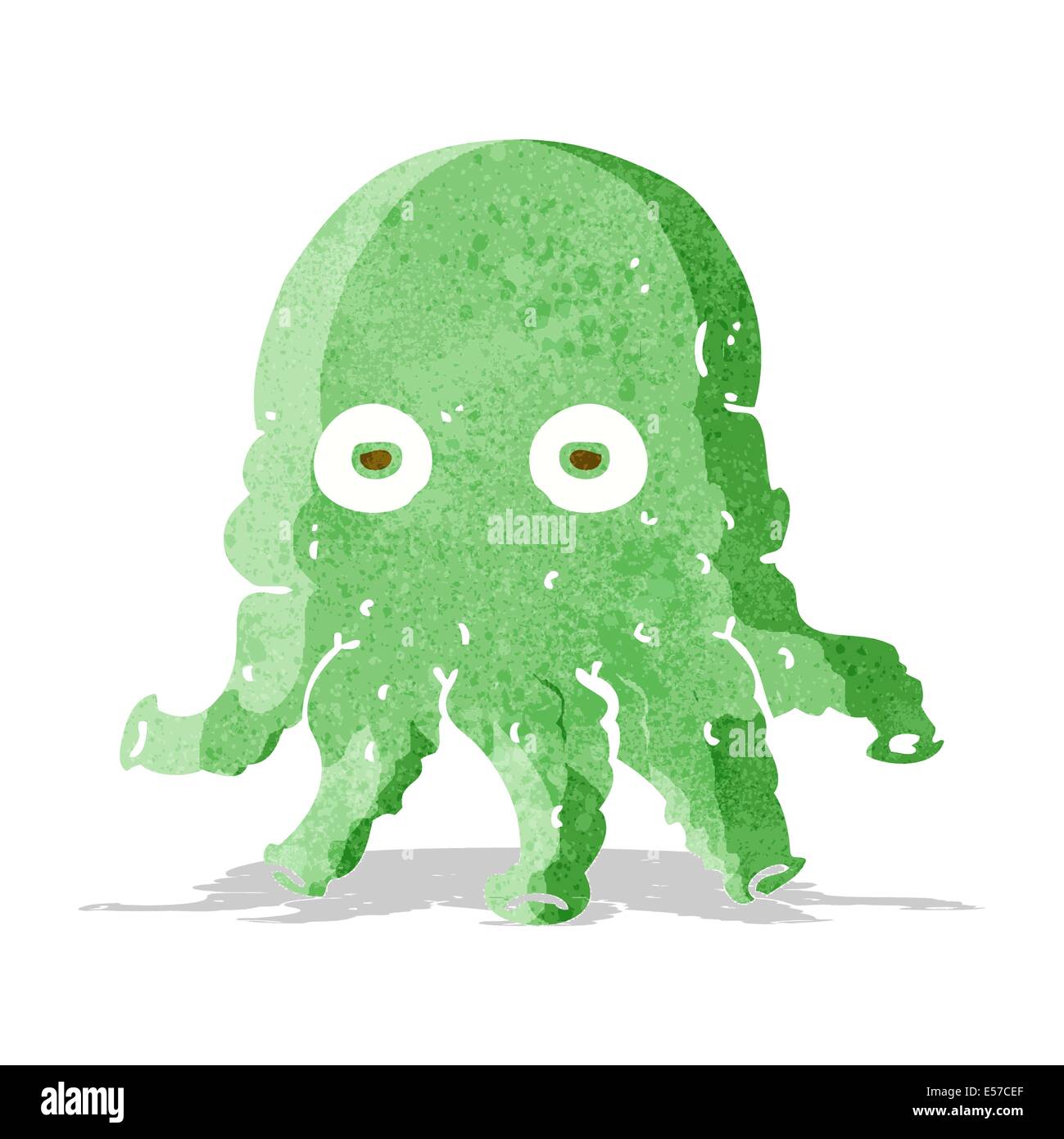 cartoon alien squid face Stock Vector Image & Art - Alamy