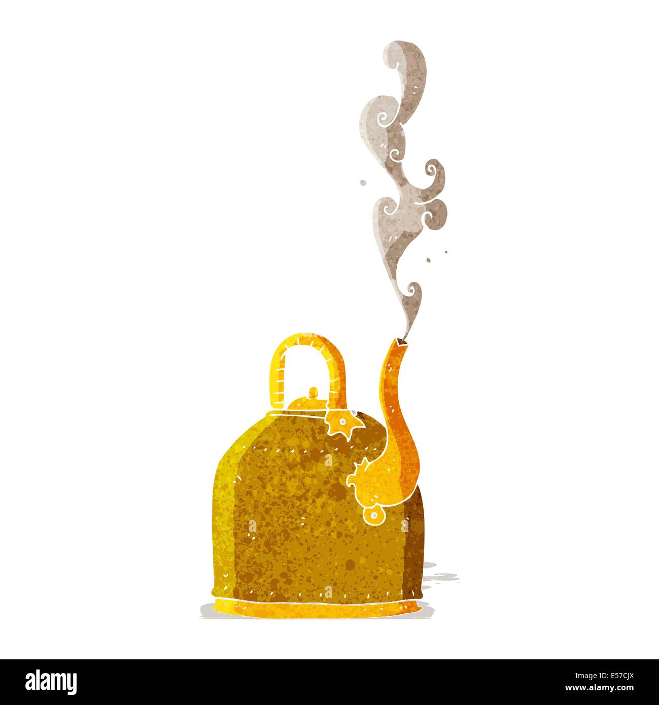 old iron kettle cartoon Stock Vector Image & Art - Alamy