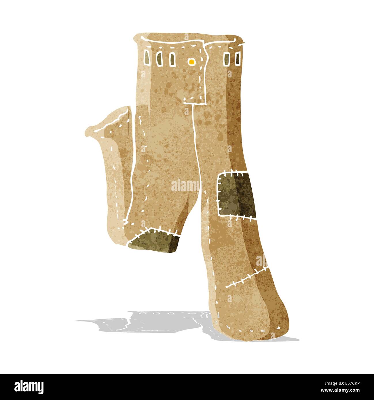 cartoon patched old pants Stock Vector Image & Art - Alamy