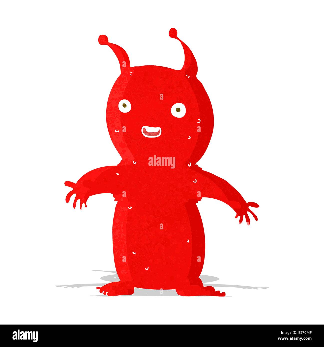 Little green man alien Cut Out Stock Images & Pictures - Alamy