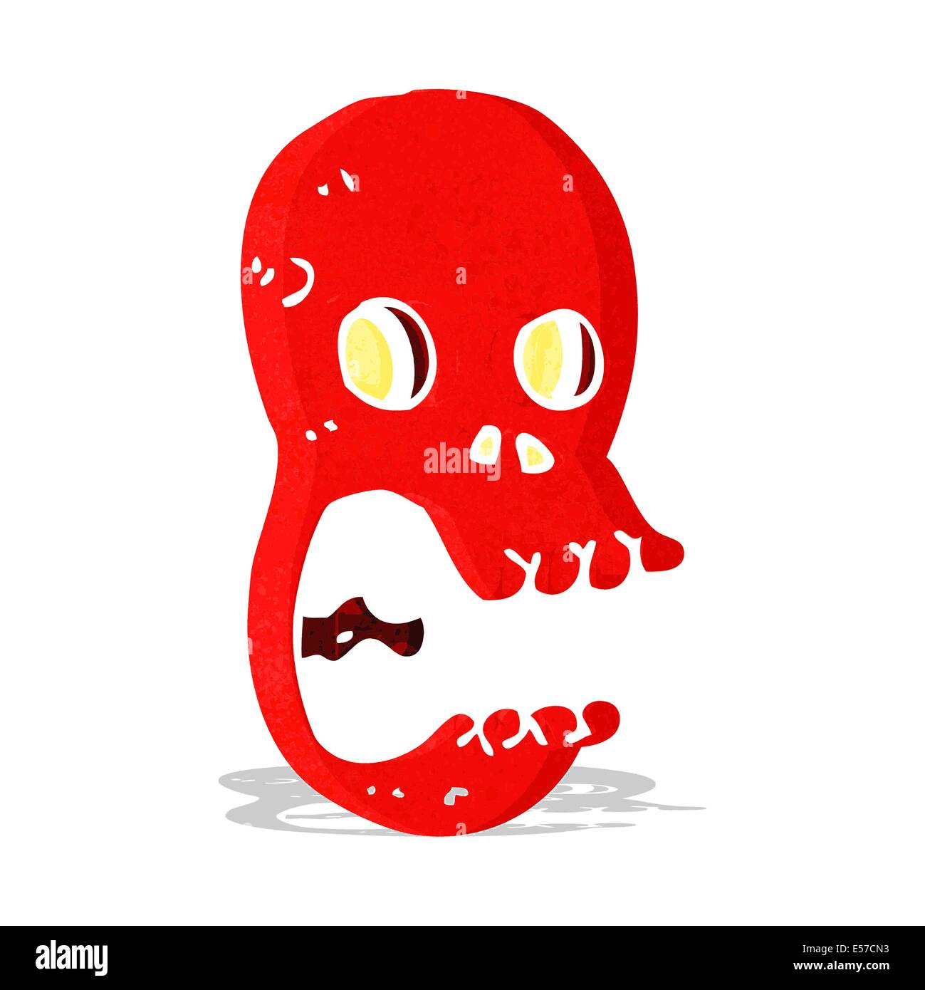 funny cartoon skull Stock Vector Image & Art - Alamy