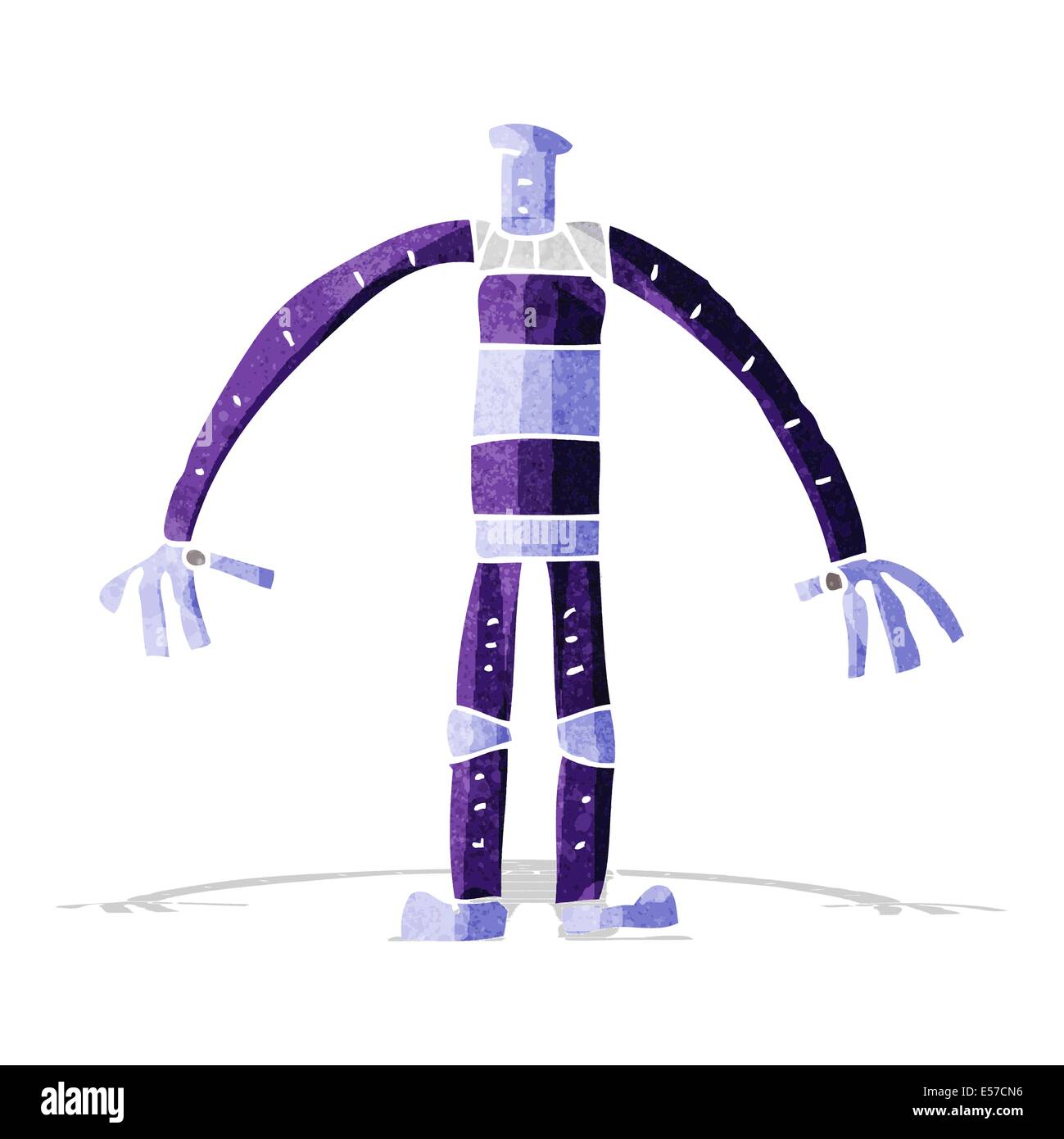 cartoon robot body (mix and match cartoons or add own photo head Stock ...