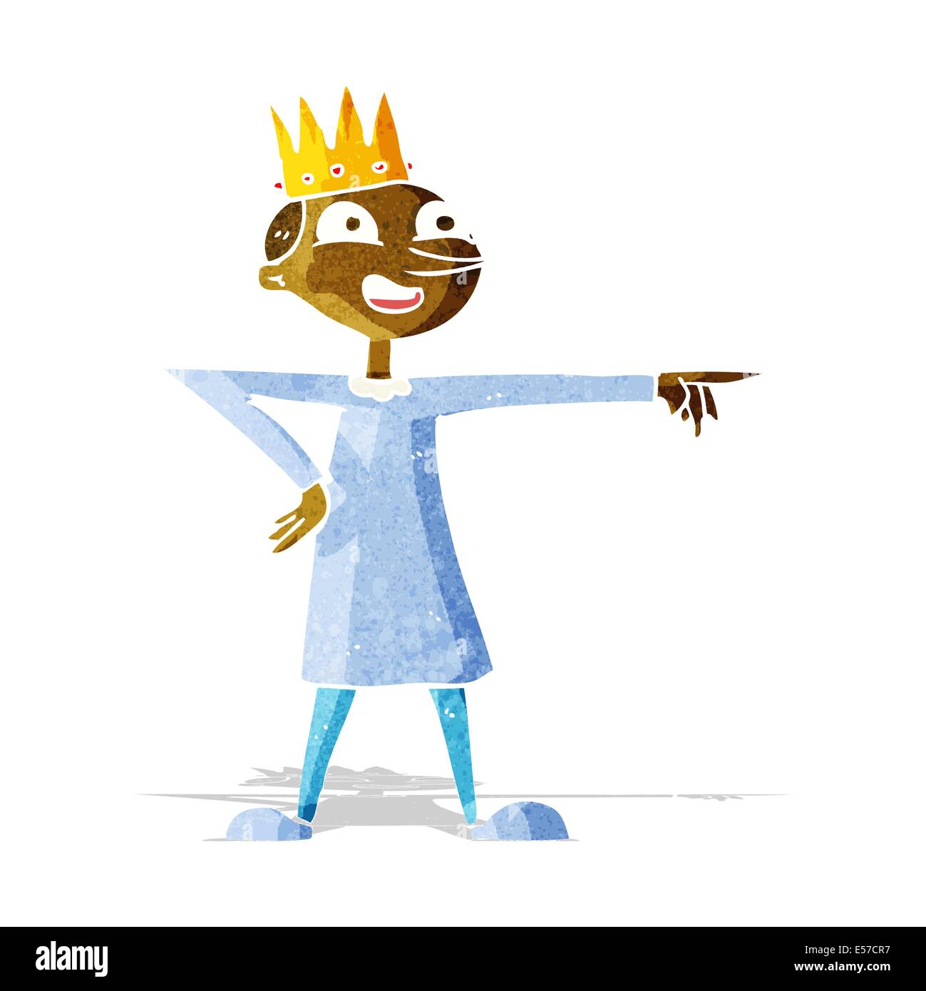 King pointing Stock Vector Images - Alamy