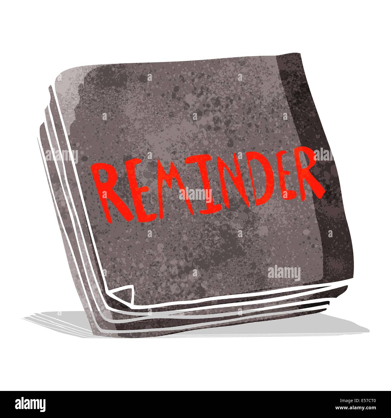 Cartoon reminder notes hi-res stock photography and images - Alamy