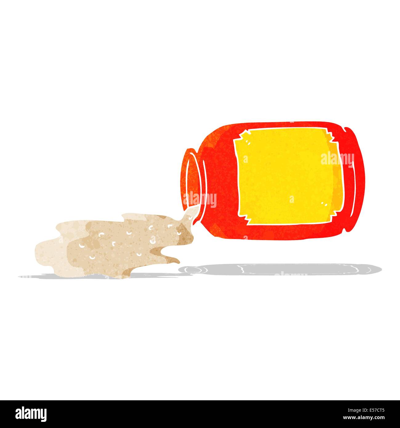 Spilled jar Stock Vector Images - Alamy
