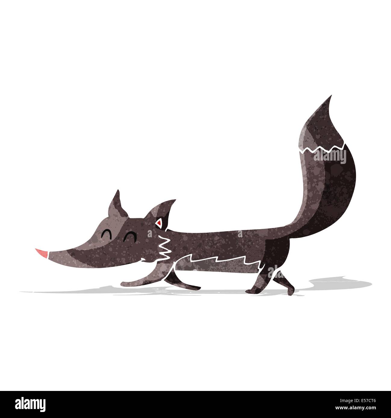 cartoon little wolf Stock Vector Image & Art - Alamy